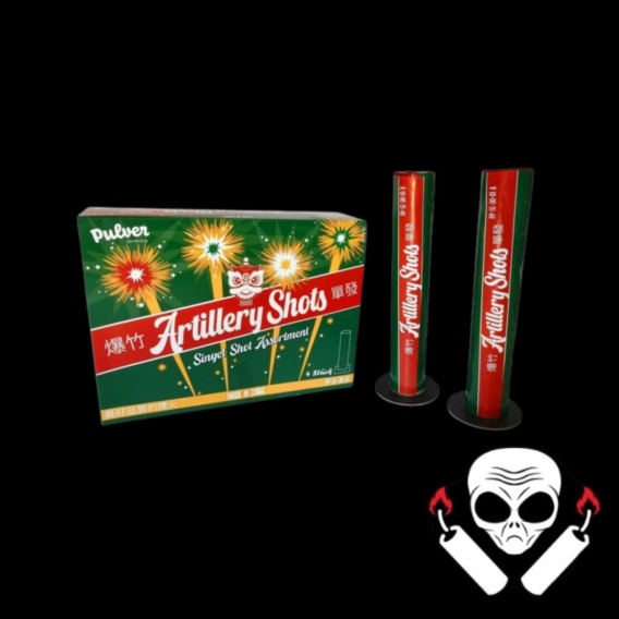 Single Shot Pulver Pyrotechnik Artillery Shots / PP-SE-30-01 > UFO PIRO ...
